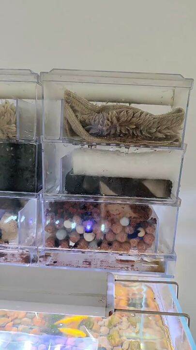 [6 inches×10 pcs] Yee Bakki Roll Biological Aquarium Fish Tank Filter ...