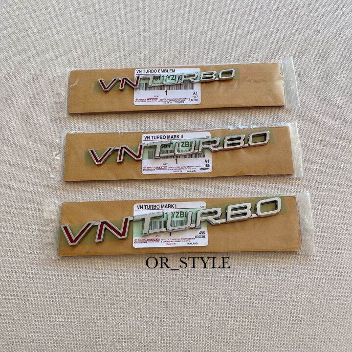 📌แท้ศูนย์ โลโก้ VN TURBO | Lazada.co.th