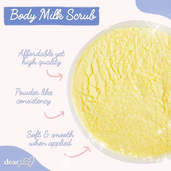 Dear Face Body Milk Scrub 200g | Lazada PH