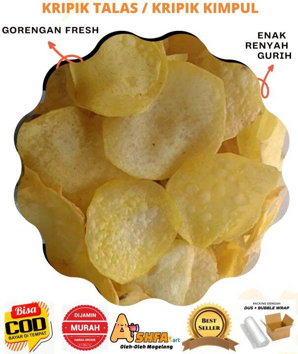 kripik talas original 1kg ceriping kimpul keripik kimpul talas tales ...