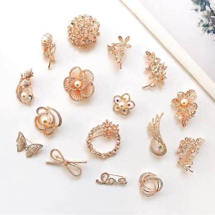Brooch Kerongsang Melayu Muslim Pin tudung Scarf Raya Cantik Kenduri ...