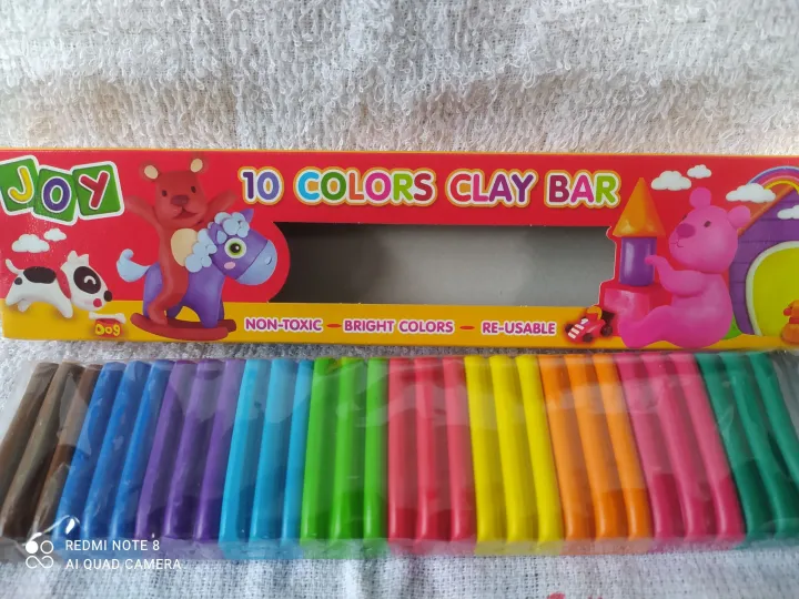 Clay bar 10 colors | Lazada PH