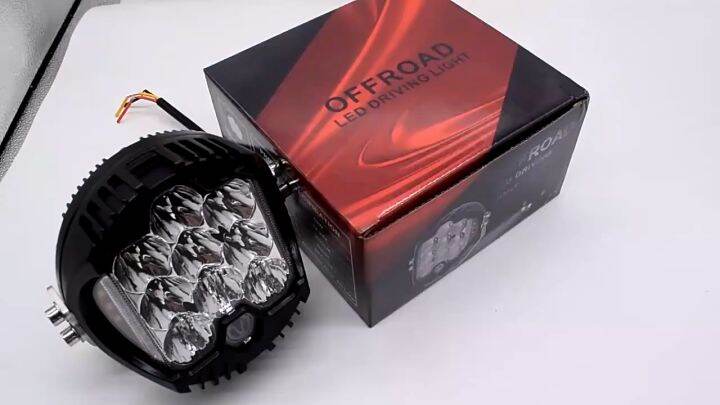 MOFOX Laser Gun LED Light TR3 Mini Driving Lights 60V 5inch LED Work ...