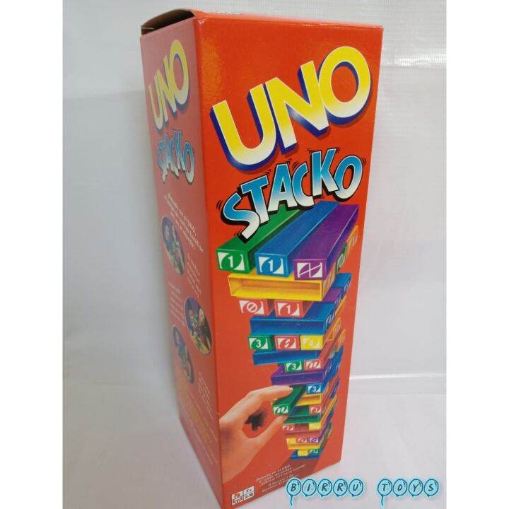 Mainan Edukasi UNO STACKO | Balok Susun Warna-Warni | Lazada Indonesia