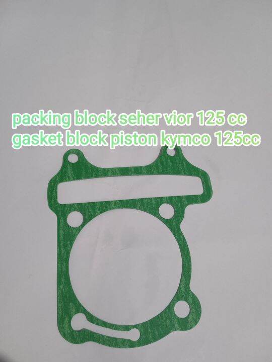 Packing BLOCK SEHER VIOR 125 CC / GASKET BLOCK PISTON KYMCO 125cc ...