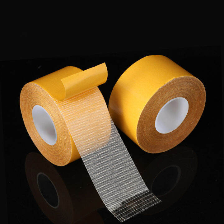 Strong Fixation Of Double Sided Cloth Base Tape Translucent Mesh ...