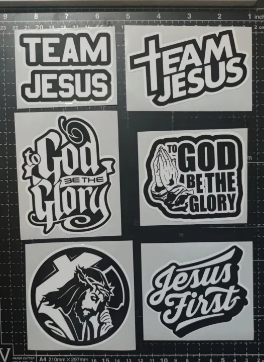 Team Jesus Vinyl Sticker Waterproof Laminated Sticker | Lazada PH