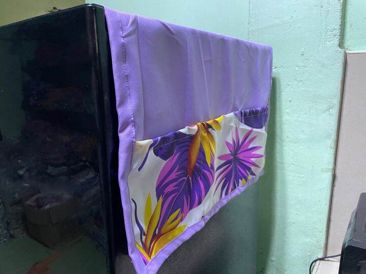 New lavander ref cover katrina fabric washable | Lazada PH