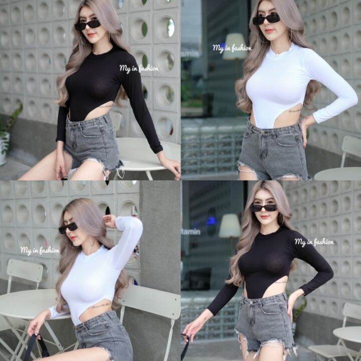 💠💠DOODEE 9shop💠💠บอดี้สูทคอเต่าแขนยาว เว้าเอว สูงปรี๊ดดดดด เอวเอสสสสสส ฟิตสุดๆๆๆๆๆ ดูดีมากกกกกกก ...