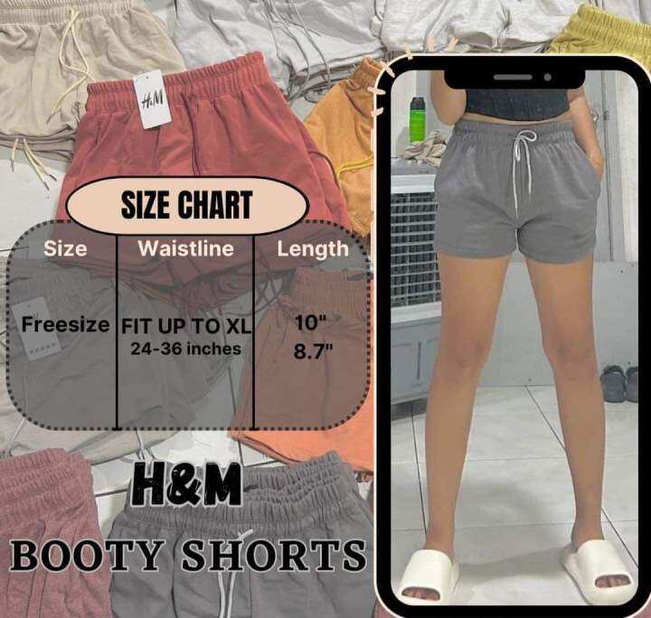 H&M Unisex Booty Short | Lazada PH