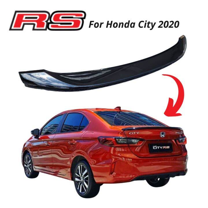 Honda City 2020 2021 Rs Spoiler Ducktail Glossy Black | Lazada