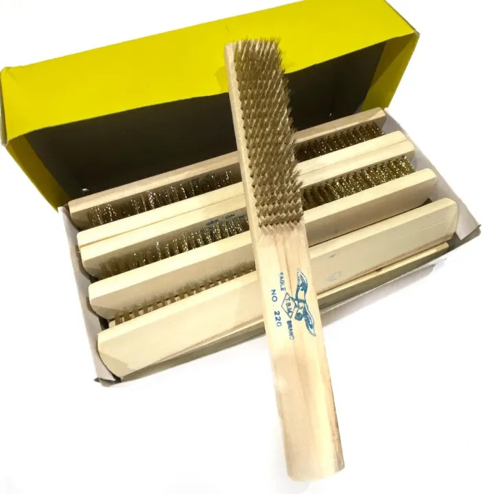 Sikat Kuningan/ wire brush/ Sikat besi halus EAGLE | Lazada Indonesia
