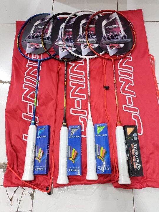 Raket LINING WINSTROM 75 Terbaru dan Terlaris 30 Lbs Ada Paket Batangan ...