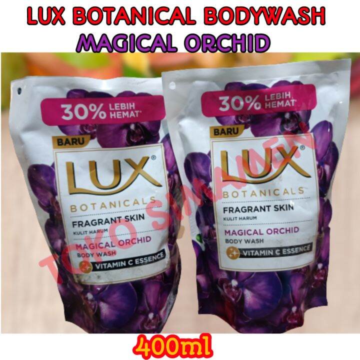 Lux Botanical Magical Orchid Fragrant Skin 400ml Sabun Cair Lux Bodywash Kemasan Isi Ulang ...