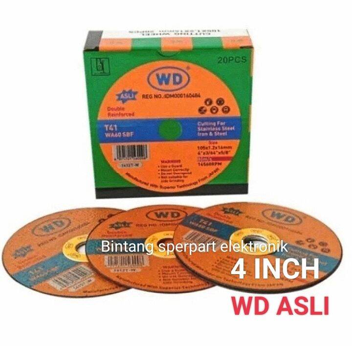 BATU PISAU GERINDA WD 4 INCH ASLI ORIGINAL BATU GURINDA BATU GERINDA ...