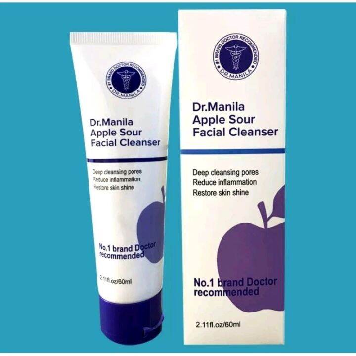 Dr.Manila Apple Sour Facial Cleanser | Lazada PH