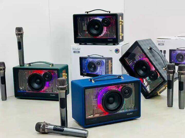 Loa Karaoke Bluetooth Peterhot A66 Tặng Kèm 2 Micro Cao Cấp, Thiết Kế Cực Đẹp Âm Thanh Cực Hay ...