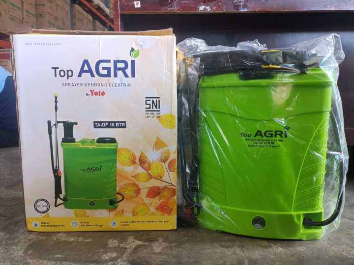 SPRAYER POMPA ELEKTRIK 2 FUNGSI TOP AGRI 16 liter ber SNI | Lazada ...