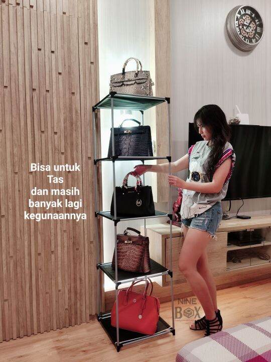 NINE BOX RAK TAS / TEMPAT TAS / RAK HELM / TEMPAT HELM / RAK HELM 5 ...