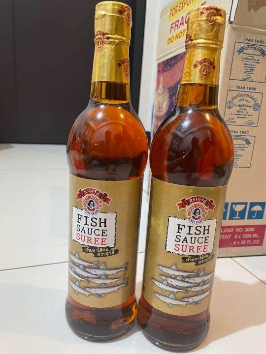 น้ำปลาไส้ตัน Thailand Fish sauce Suree brand 24OZ 690ml | Lazada PH