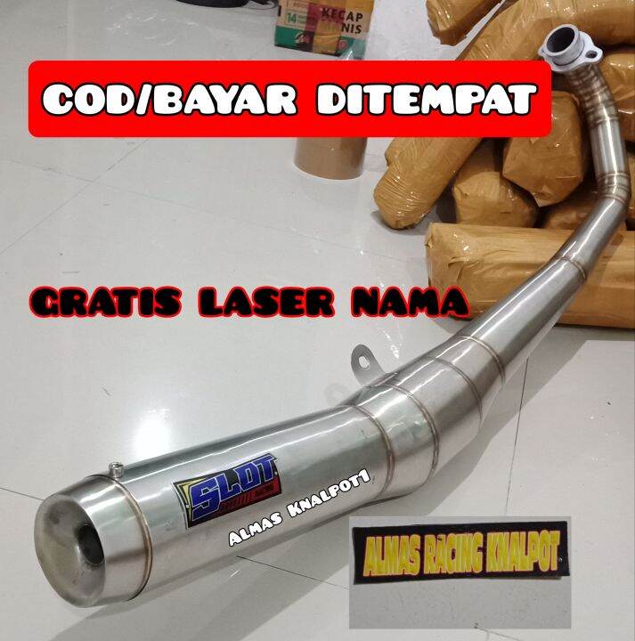 Knalpot RX King Standar Racing Thailand Stenlis Gratis Laser Nama ...