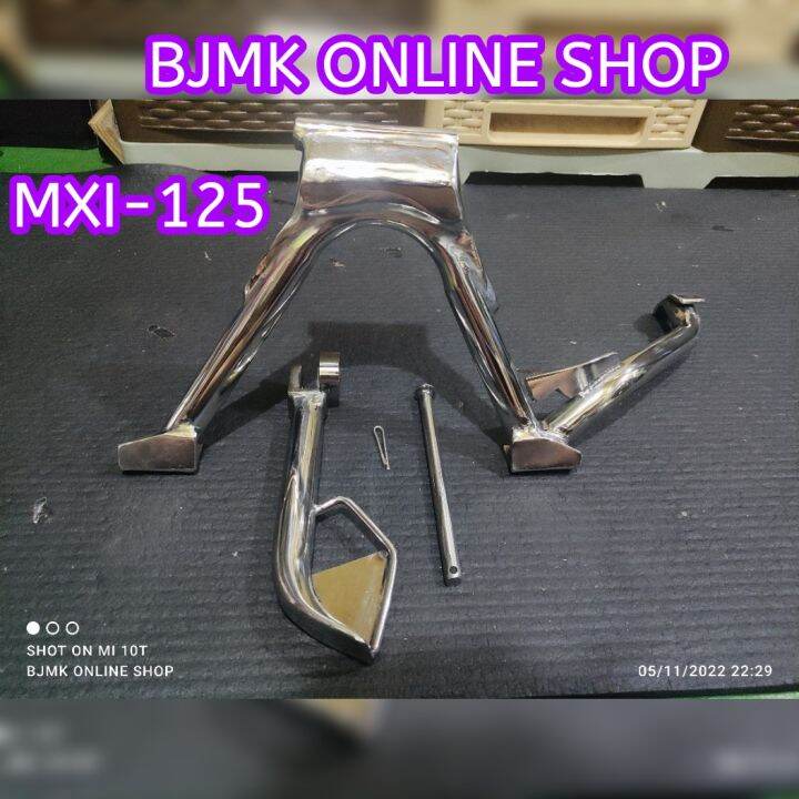 STAINLESS CENTER STAND SIDE STAND FREE EHE( MIO MX 125 & MIO MXI 125 ...