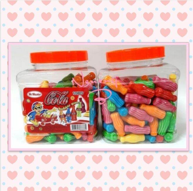 Pre-order Cola Bubble Gum 120PCS/Jar With Spoon Inside | Lazada PH
