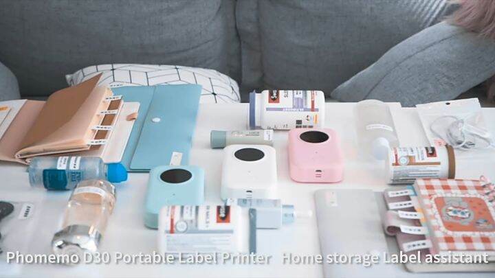 Phomemo D30/D30S/D35สติ๊กเกอร์บาร์โค้ดต่อเนื่องกันความร้อนฉลากสำหรับพิมพ์ซูเปอร์มาร์เก็ตกันน้ำ ...