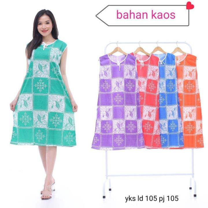 DASTER BAJU TIDUR, TERBUAT DARI BAHAN RAYON HALUS, TIDAK MENERAWANG ...