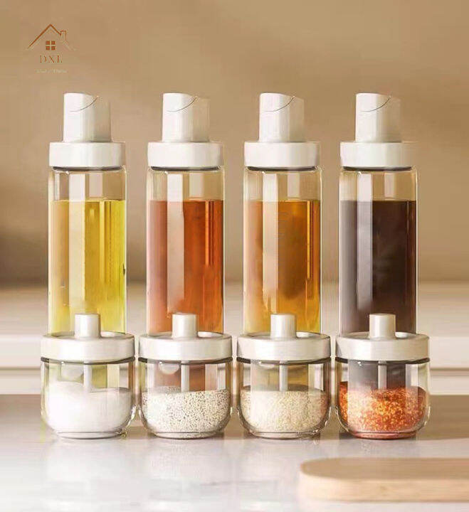 DXL Oil Pot Household Kitchen Glass Automatic Opening and Closing ...