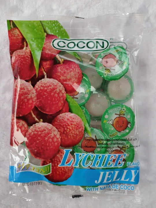 มินิเยลลี่ รสลิ้นจี่ ผสมวุ้นมะพร้าว Lychee Flavour Jelly By Cocon ...