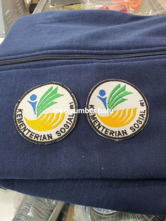 BORDIR LOGO KEMENTERIAN SOSIAL RI KEMENSOS | Lazada Indonesia