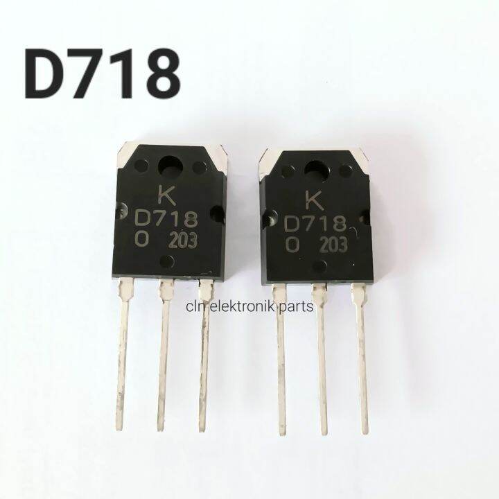 TRANSISTOR D718 ASLI ORIGINAL TRANSISTOR D718 ORI 2SD718 ORIGINAL TR ...