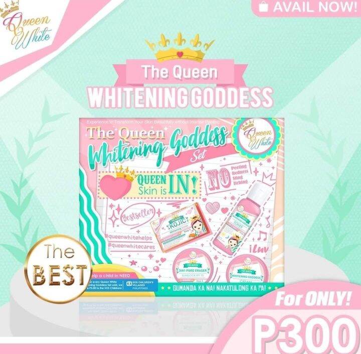 The Queen White Whitening Goddess Set / Rejuvenating Set Original ...