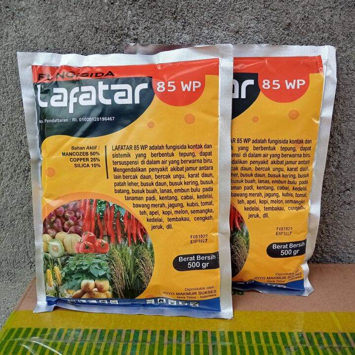 Fungisida Kontak dan sistemik LAFATAR 85 WP 500gram 3 Bahan aktif ...