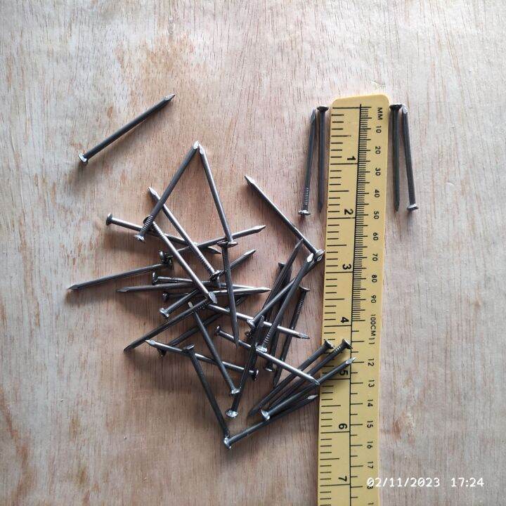 paku kayu, paku ukuran 5cm atau 2 inch, tersedia varian 100 gr, 250 gr, 500 gr, dan 1 kg ...