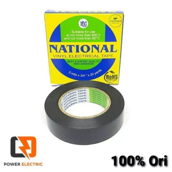 National vinil electrik / Solatip /solasi listrik National | Lazada ...