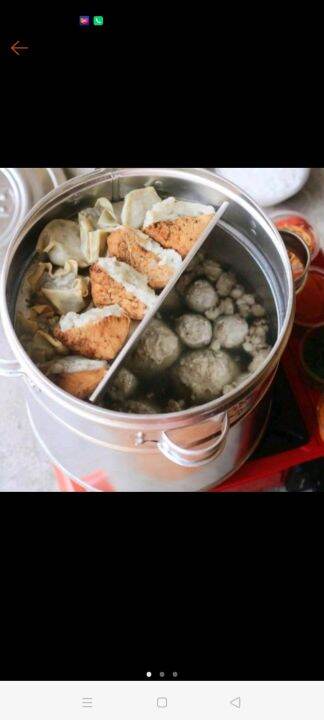 panci bakso malang dandang bakso Bulent alumunium tutup 1/2 | Lazada ...