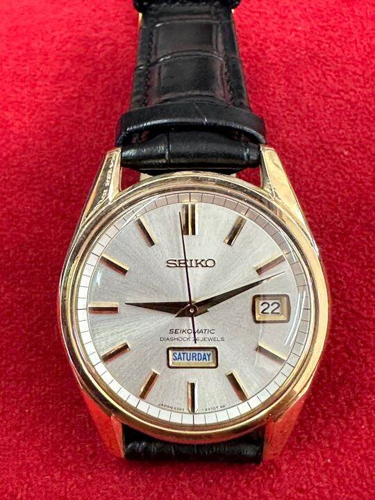 SEIKO SEIKOMATIC DIASHOCK 26 Jewels Automatic ฝาหลังราชาปลาโลมาสวมมงกุฎ ...