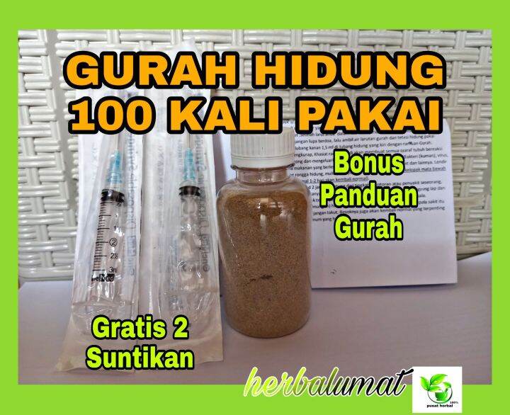 Bubuk Gurah Hidung, Gurah Suara, Gurah Pernafasan | Lazada Indonesia