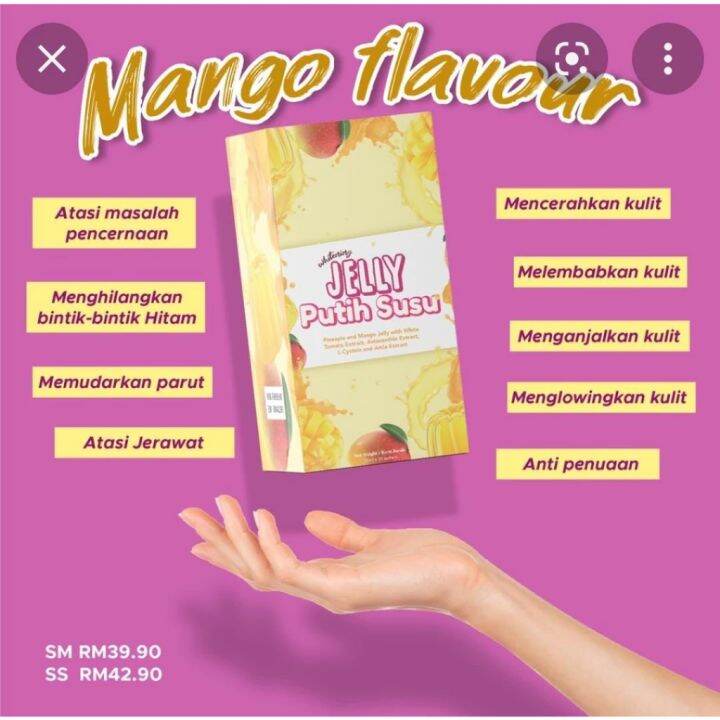 Whitening Jelly Putih Susu D'herbs | Lazada