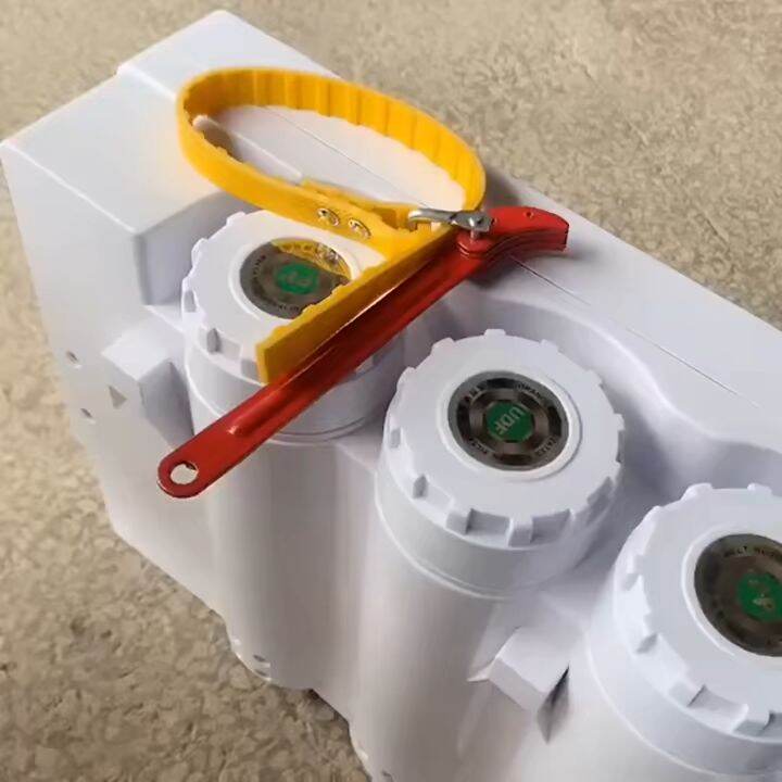 12 Inch Kunci Filter Oli Kulit Sabuk Alat Pembuka Filter Oli Mobil ...