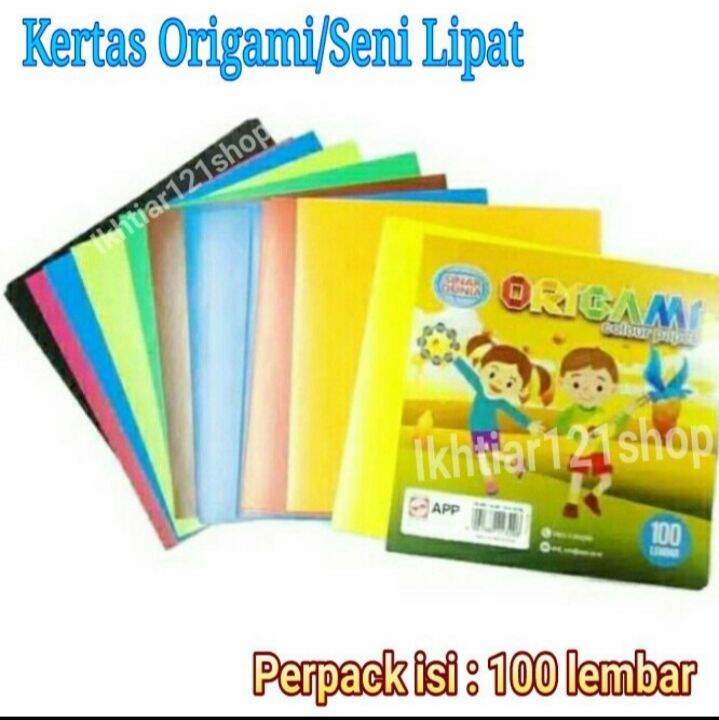 KERTAS LIPAT /KERTAS ORIGAMI 100 LEMBAR KECIL SIDU | Lazada Indonesia