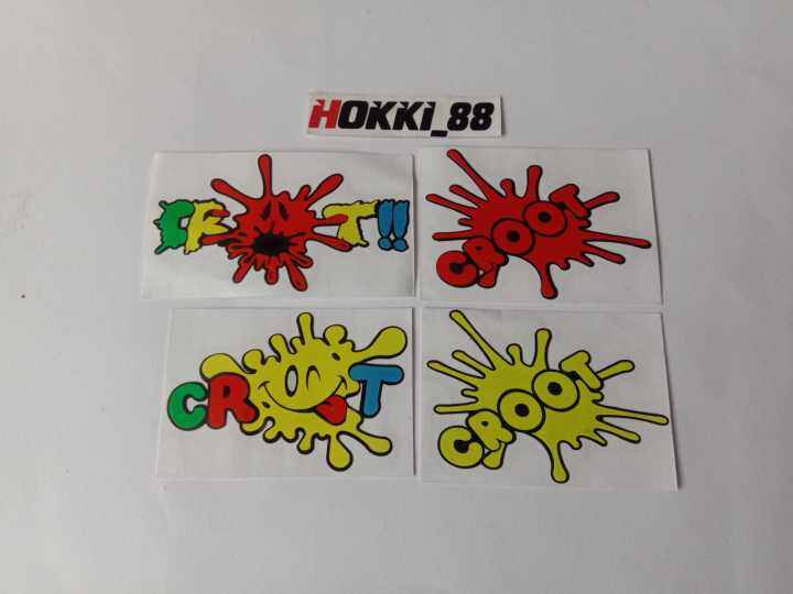 Stiker bercak warna sticker crot cutting variasi motor mobil | Lazada ...