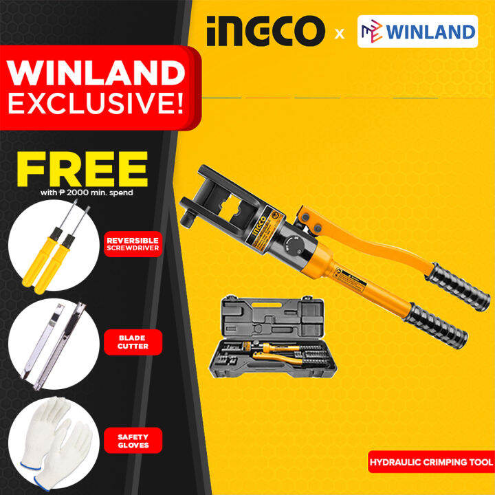 INGCO by Winland Hydraulic Crimping Tool 16-240mm HHCT01240 ING-HT ...