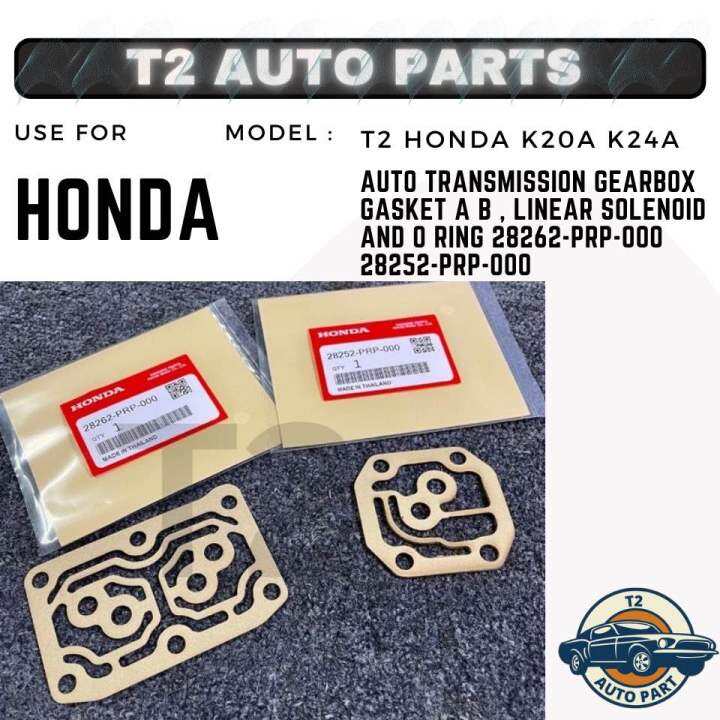 HONDA K20A K24A AUTO TRANSMISSION GEARBOX GASKET A B , LINEAR SOLENOID ...