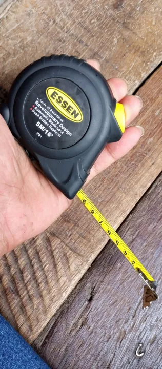 Meteran tukang bangunan essen 5 meter | Lazada Indonesia