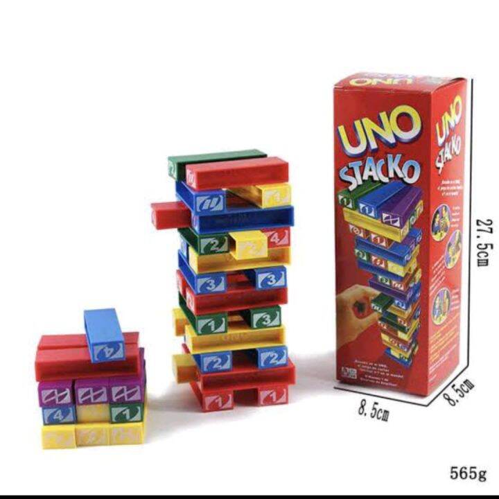 uno stacko game menyusun balok | Lazada Indonesia