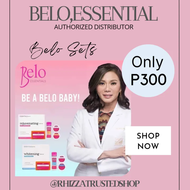 Original Belo essential Rejuvenating & Whitening set | Lazada PH