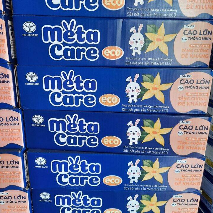 Sữa pha sẵn metacare eco 110ml *48 hộp date mới nhất | Lazada.vn